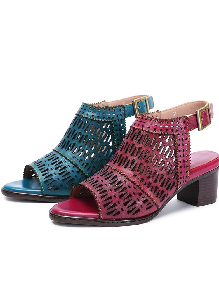 Marisol Leather Roman Sandals – Colorstepshoes