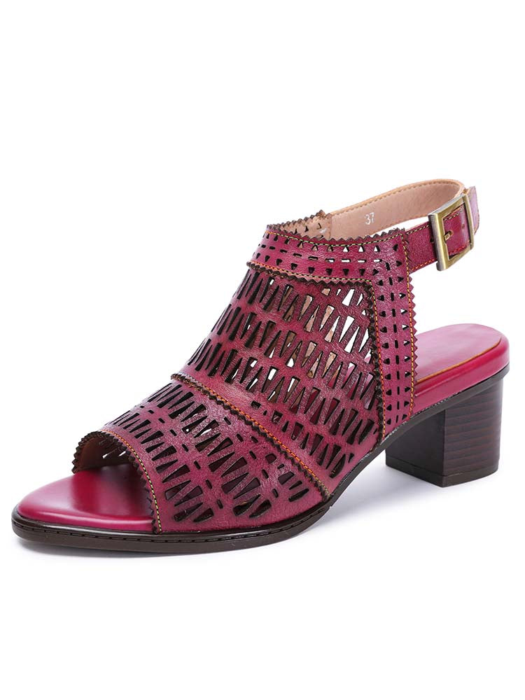 Marisol Leather Roman Sandals – Colorstepshoes