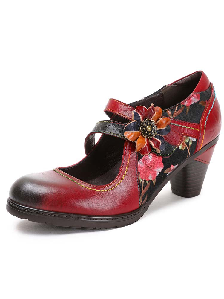 Veda Hand Embossed Leather Shoes – Colorstepshoes